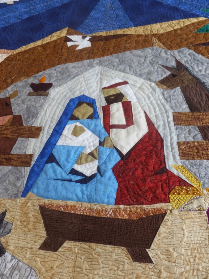 Nativity paper-pieced quilt – part nine – it’s done! | Life's Loose Threads